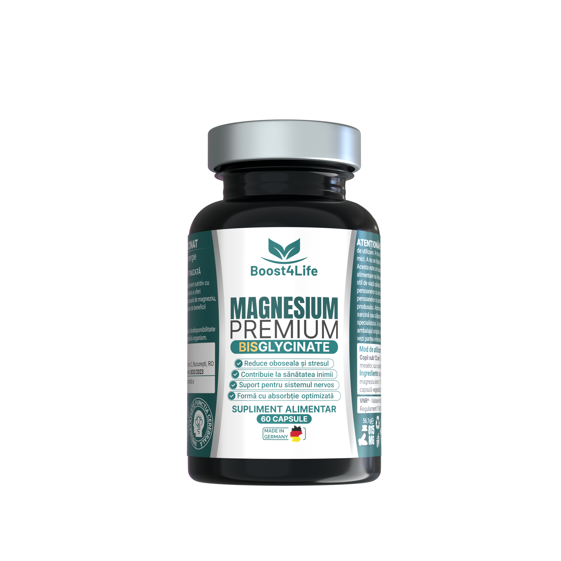 Magneziu Bisglicinat, 60 capsule vegane – MagneziuBisglicinat.ro